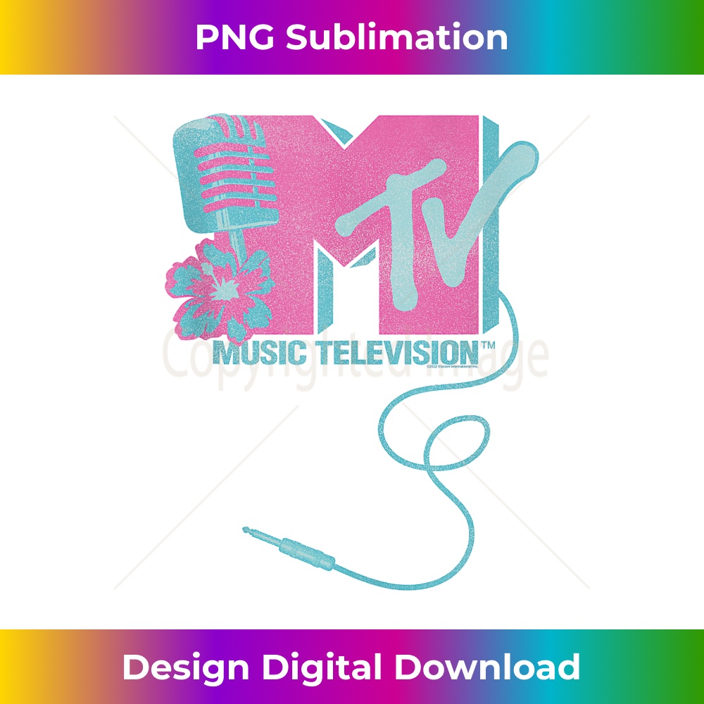 MTV Microphone Logo 1 - PNG Sublimation Digital Download | Inspire Uplift