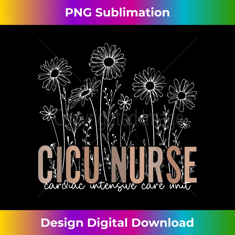 CICU Nurse Cardiac Intensive Care Unit Cvicu Nurse Flower - | Inspire ...