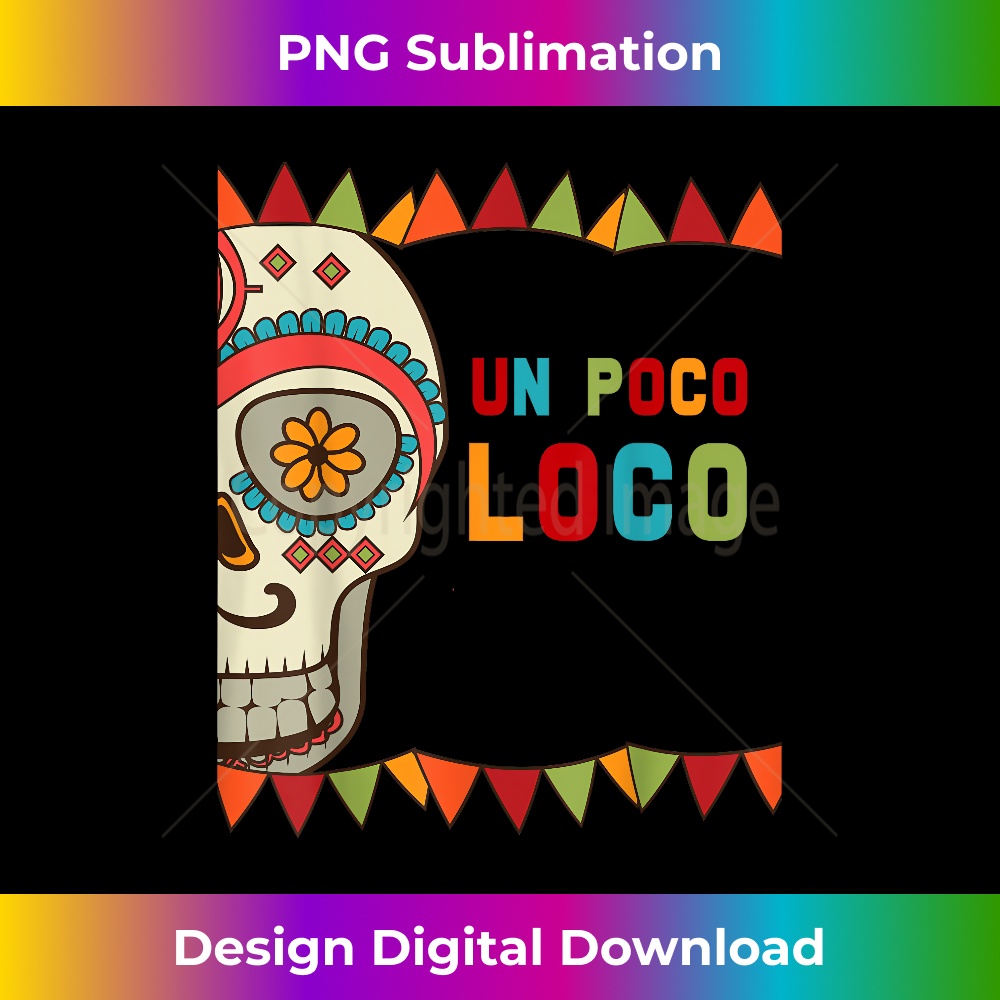 Colorful Un Poco Loco Skeleton Skull Un Poco Loco - Instant | Inspire ...