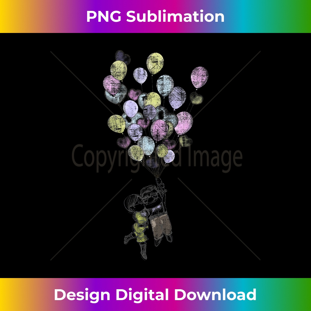 Disney Pixar Up Ellie & Carl Balloons - Exclusive PNG Sublim | Inspire ...
