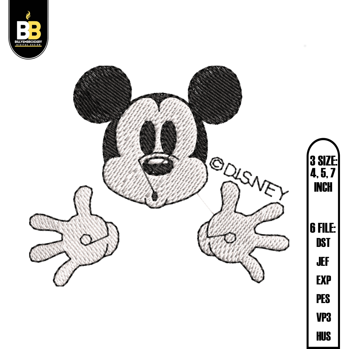 Mickey Disney Machine Embroidery Designs,Disney Design, Embr - Inspire ...
