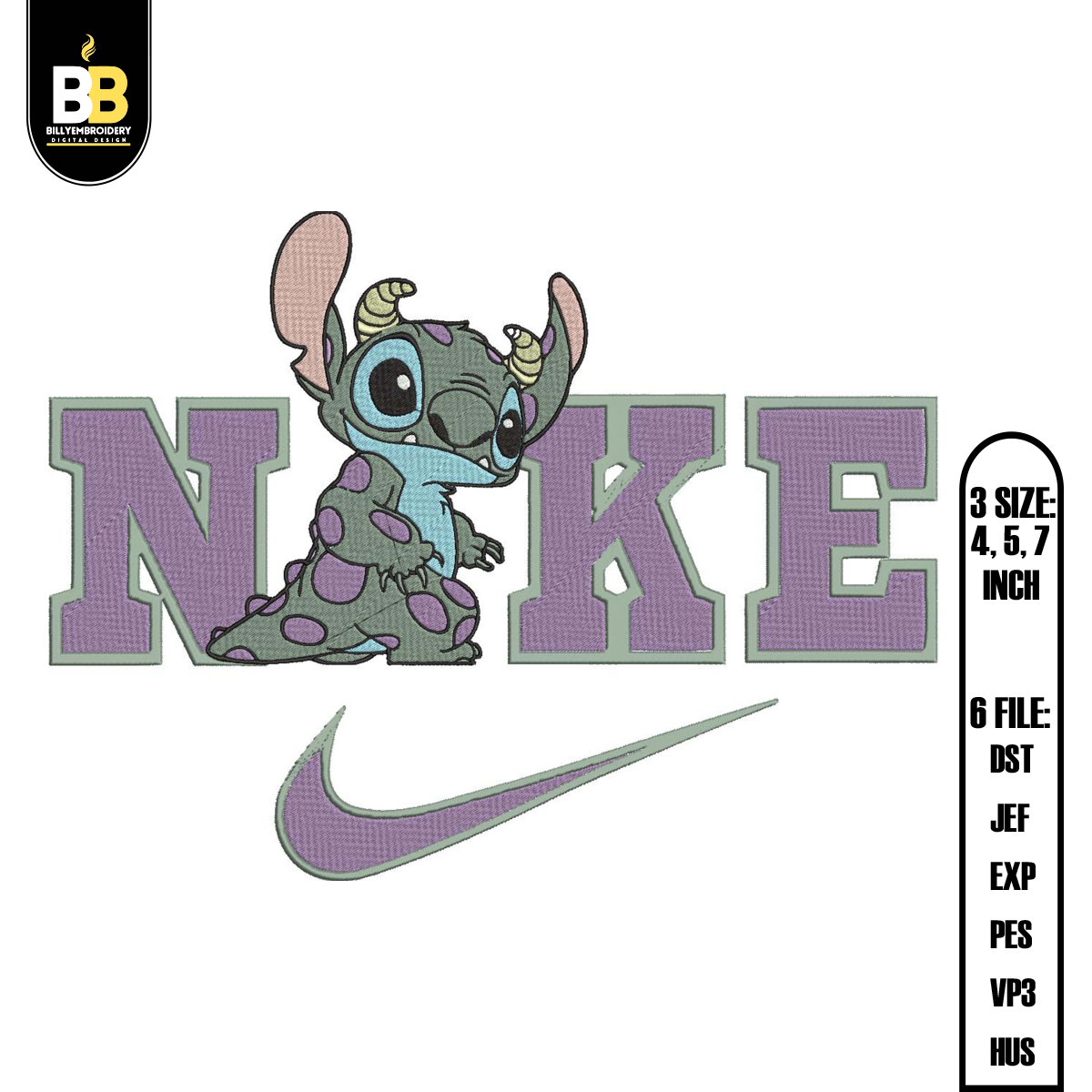 Nike Stitch Embroidery Design,Lilo And Stitch Embroidery Mac | Inspire ...