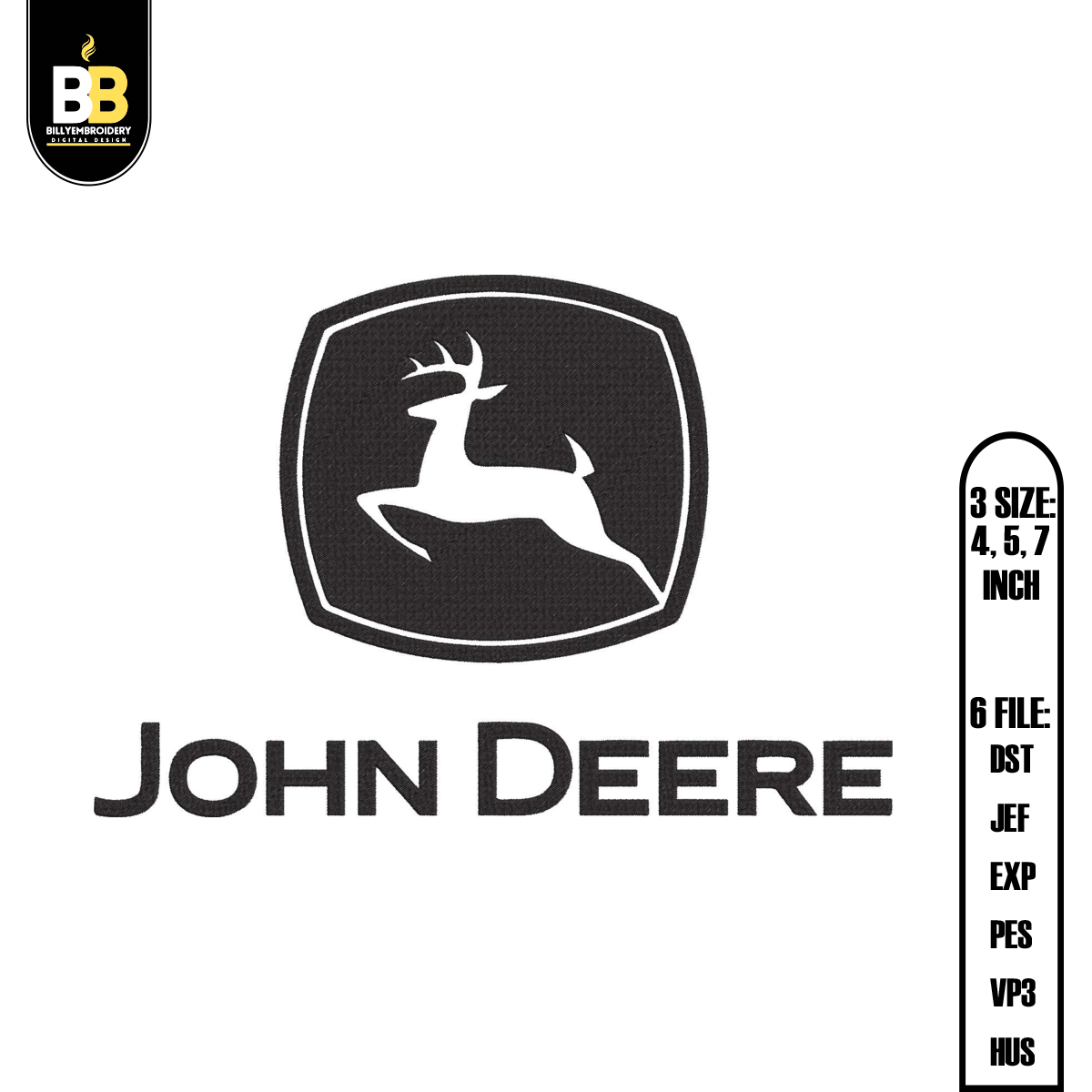 John Deere Embroidery Patch | Inspire Uplift