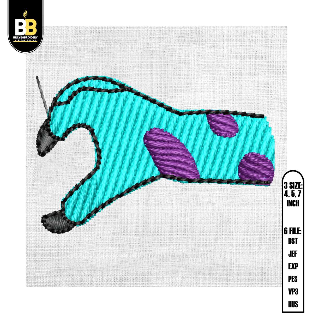 James Patrick Sullivan Couple Heart Hand Embroidery | Inspire Uplift