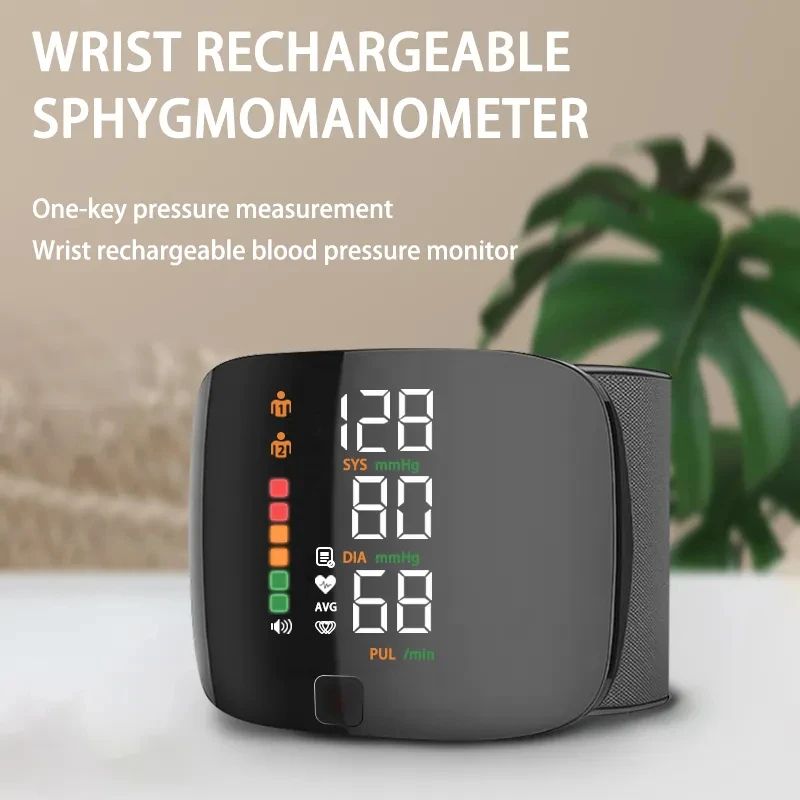 Wrist Blood Pressure Monitor – LED Display & Rechargeable | Inspire Uplift