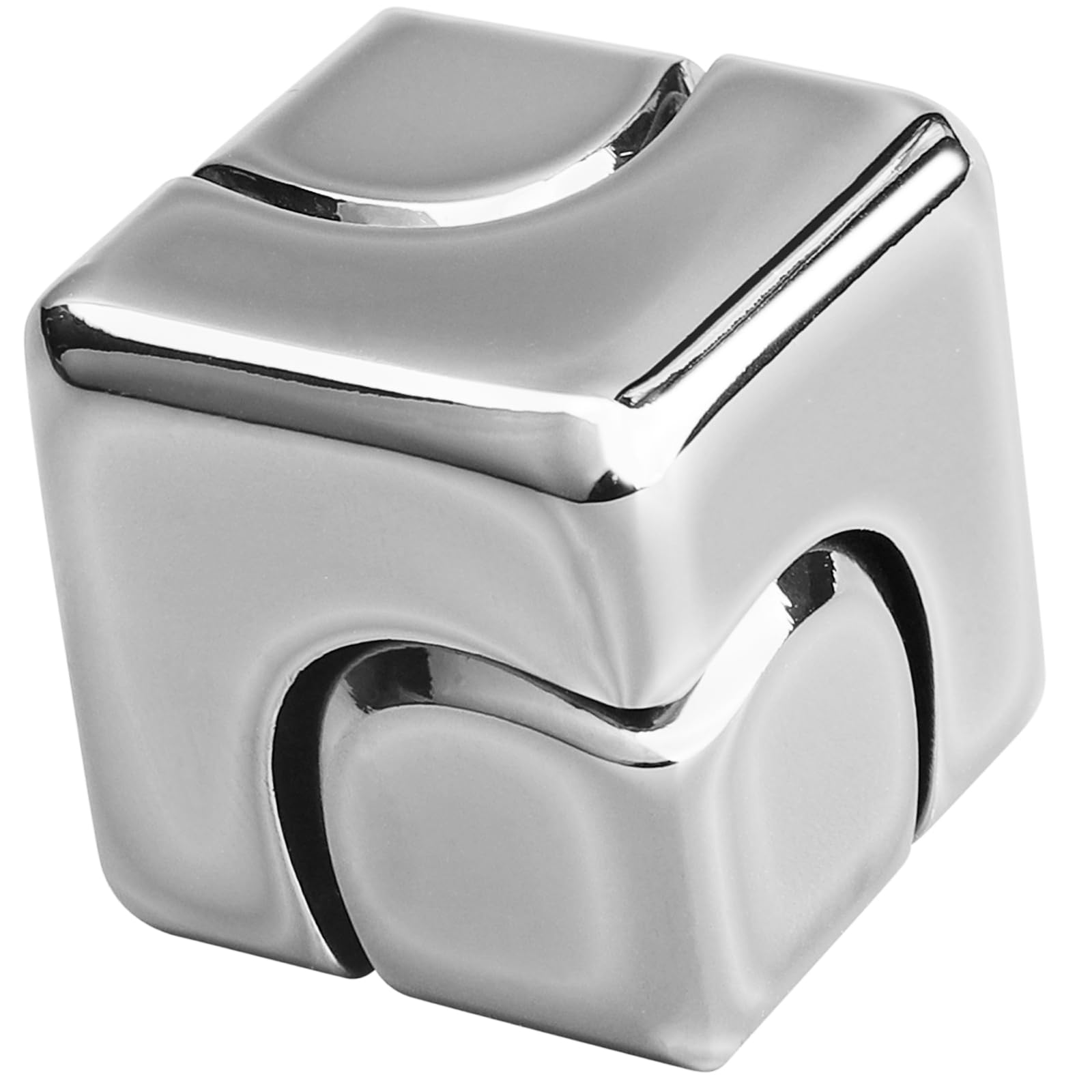 Relax & focus with this metal fidget gyroscope cube! Silent | Inspire ...