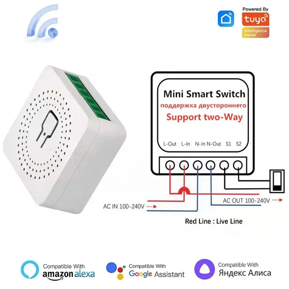 Tuya 16A WiFi Smart Switch for Alexa & Google | Inspire Uplift