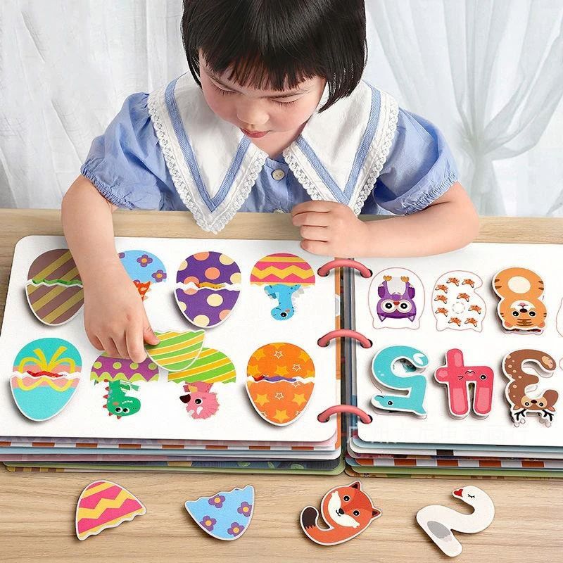 Montessori Busy Book – Quiet Learning Toy for Toddlers | Inspire Uplift