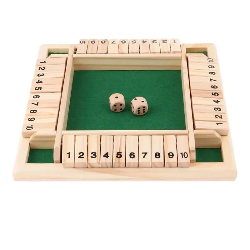 Deluxe Shut The Box Dice Game – Party & Drinking Fun | Inspire Uplift