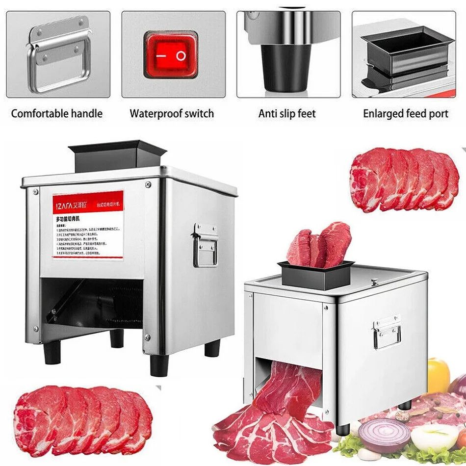 850W Commercial Stainless Steel Meat Cutter | Inspire Uplift