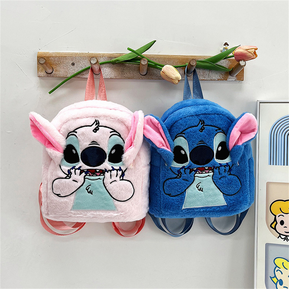 Disney Stitch Plush Backpack, Cute Kindergarten Gift | Inspire Uplift