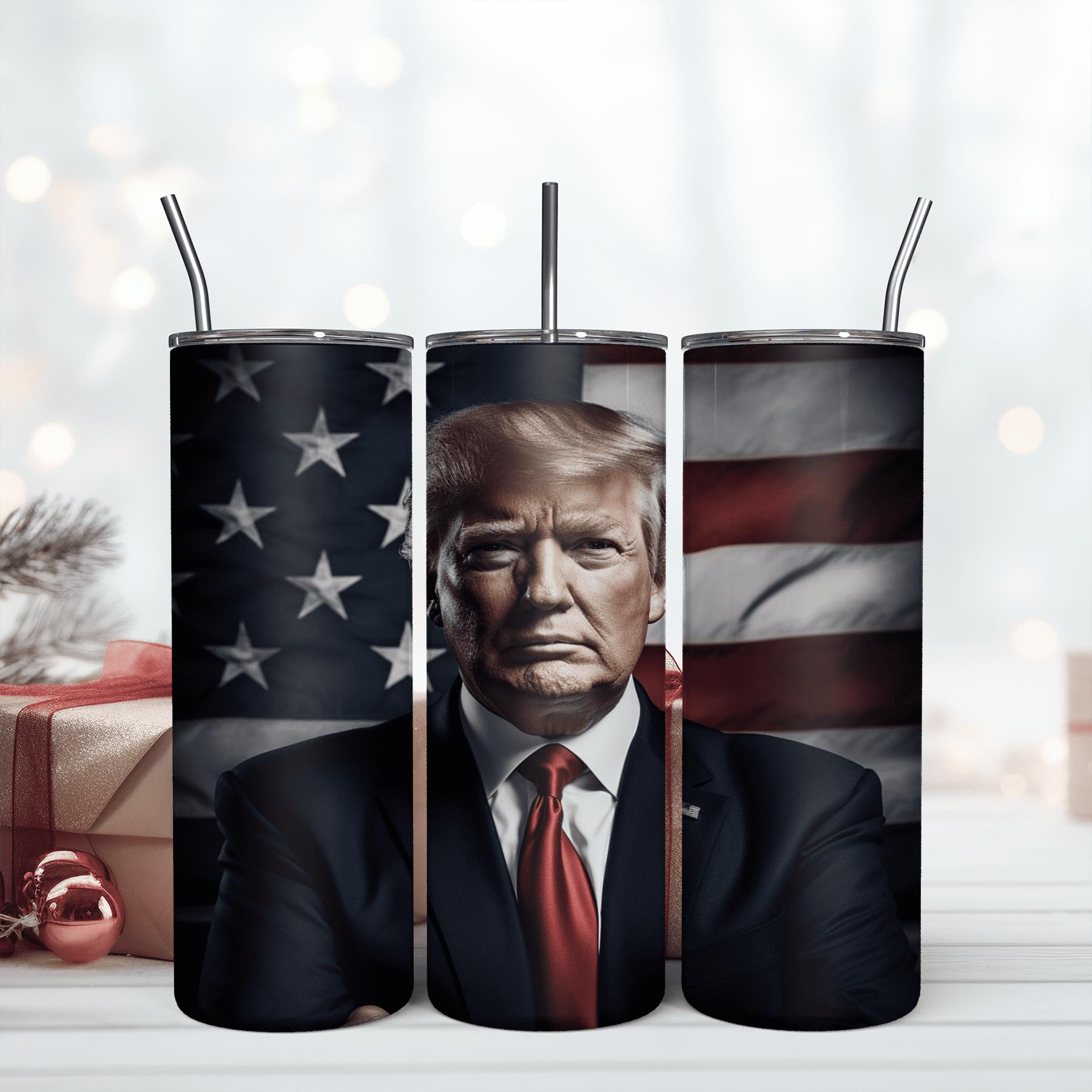 Donald Trump 20 oz Skinny Tumbler Wrap Sublimation Design Pn | Inspire ...