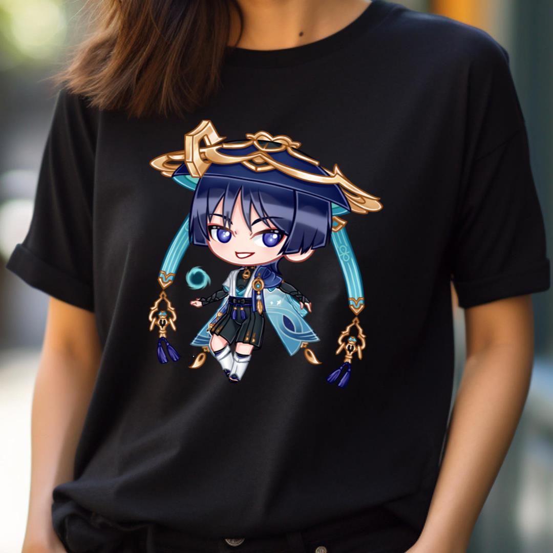 Wanderer Chibi - Genshin Impact Prisms PNG, genshin impact P | Inspire ...
