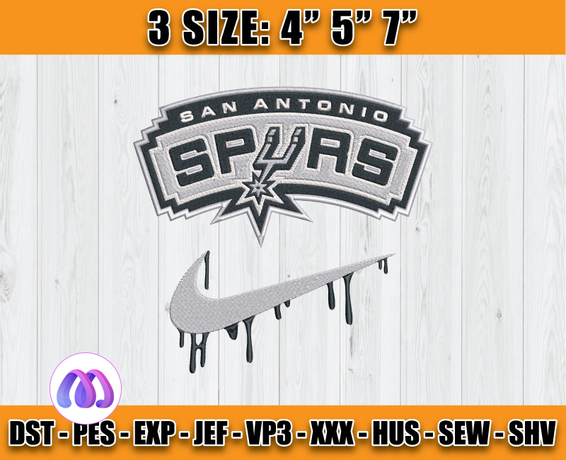 NBA Mix Nike, San Antonio Spurs Embroidery Design, NBA Embro | Inspire ...