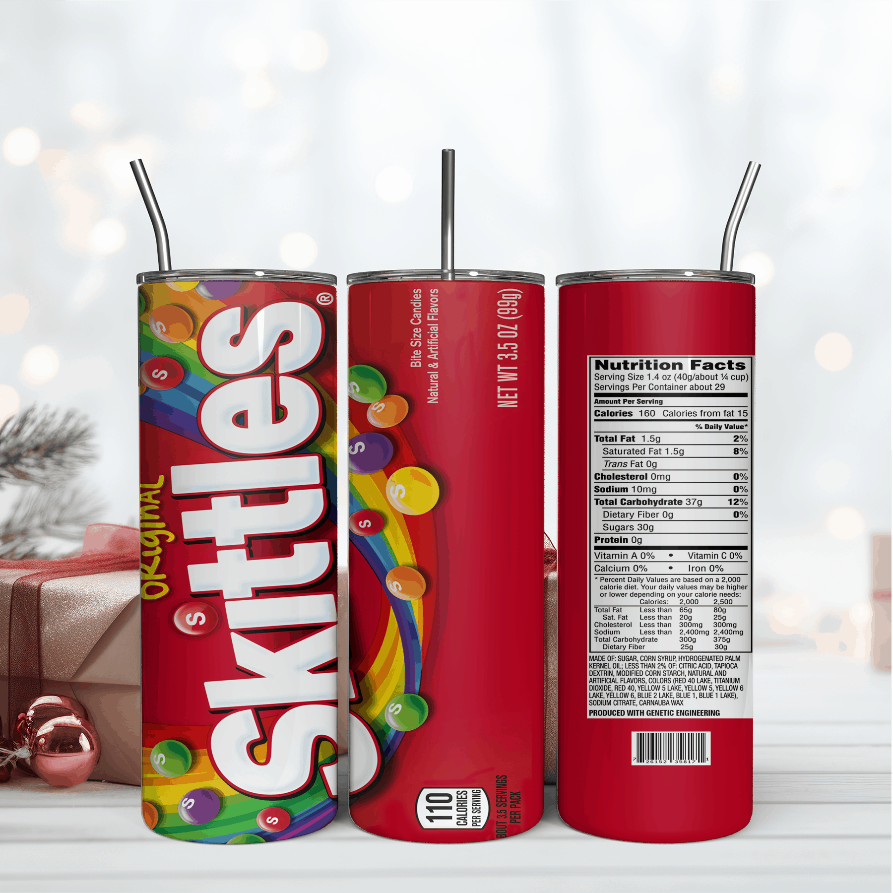 Red Skittles 20Oz Tumbler Wrap Sublimation Design, 20OZ Tumb - Inspire ...