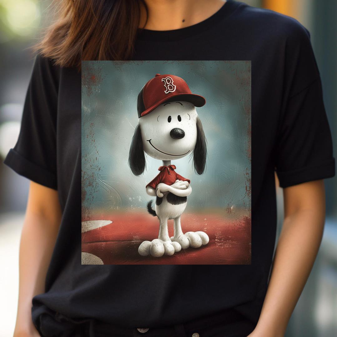 Ball Cap Bark Snoopy Sox PNG, Snoopy Vs Boston Red Sox logo - Inspire ...