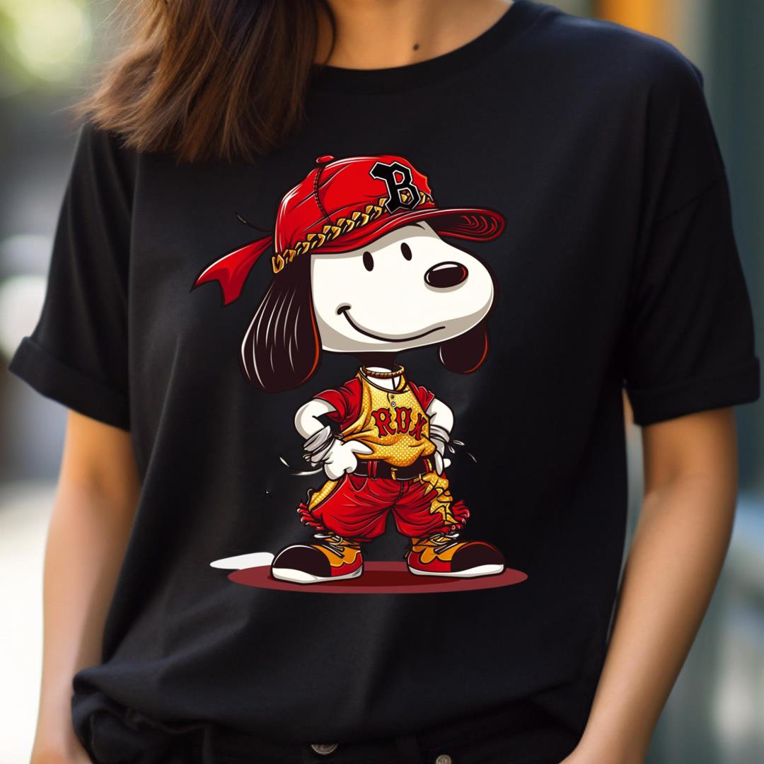 Whimsical Warfare Snoopy And Sox PNG, Snoopy Vs Boston Red S | Inspire ...