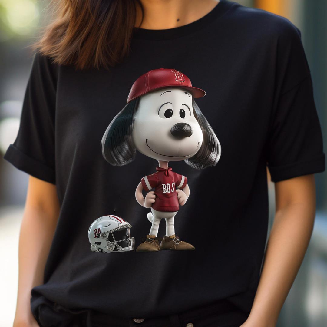 Whimsical Wit Meets Boston Sweat PNG, Snoopy Vs Boston Red S | Inspire ...