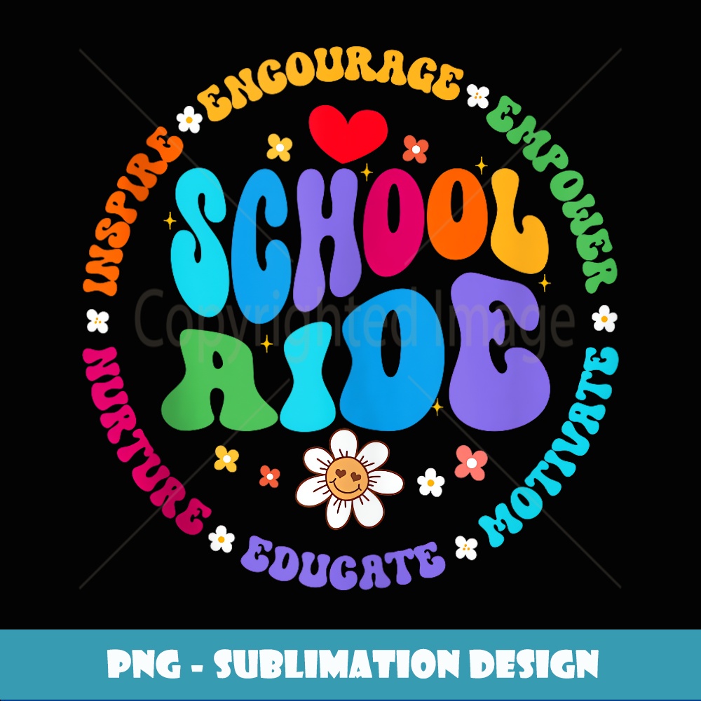 School Aide Team Funny Back To School Teacher Assistant - Ex | Inspire ...