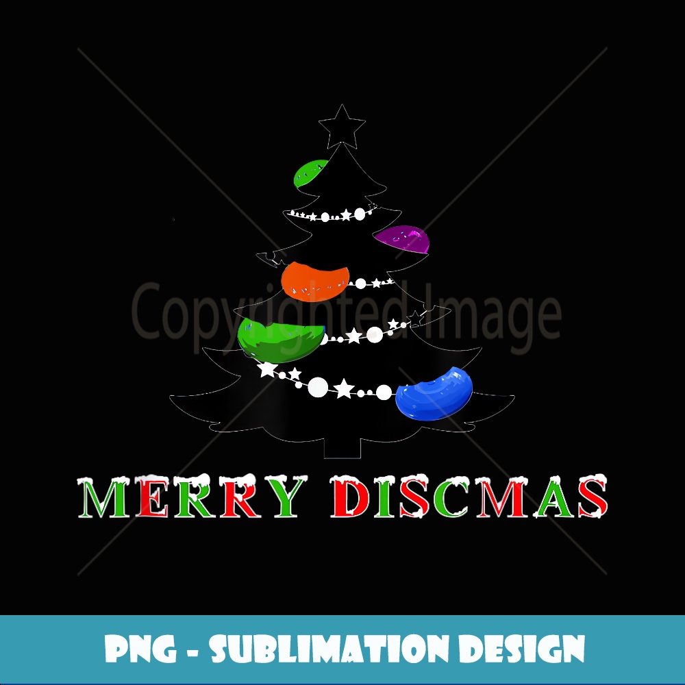 Merry Discmas Frisbee Golf Christmas by Disc Golf City - Cre | Inspire ...