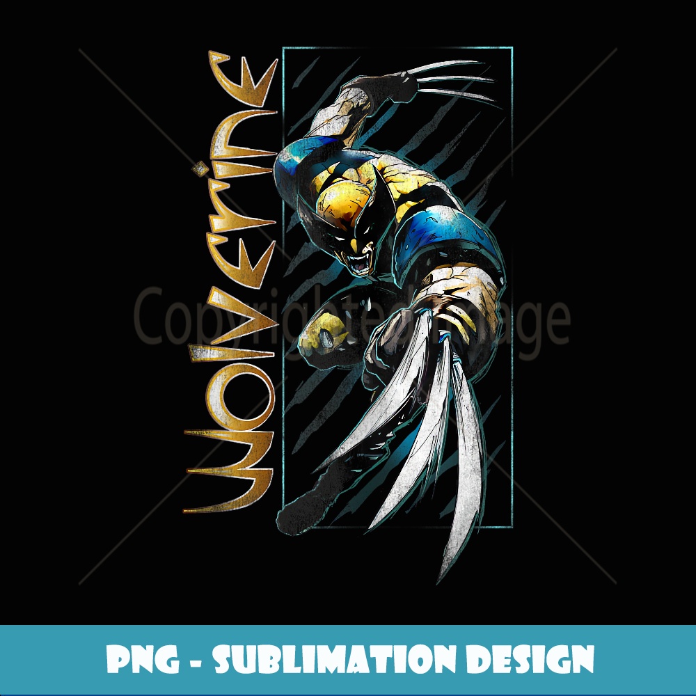Marvel Wolverine Classic Essentials Graphic Mutant Panel - T | Inspire ...