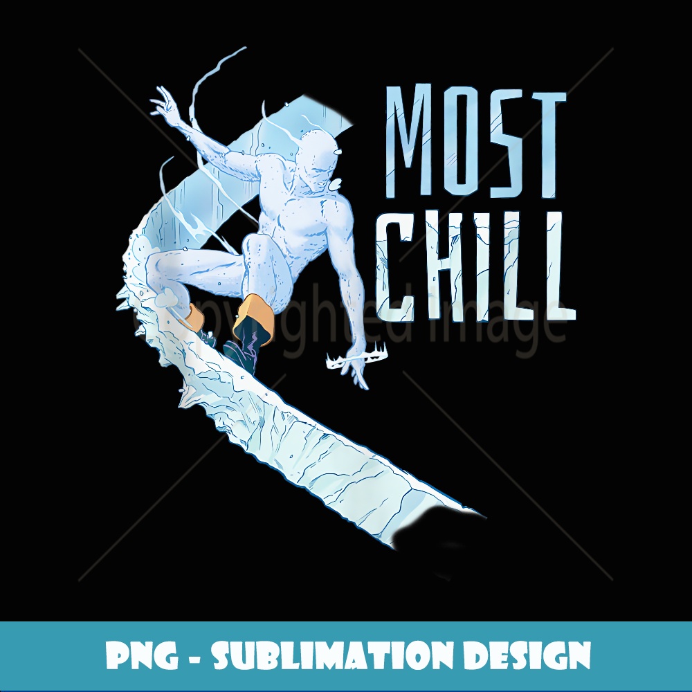 Marvel X-Men Iceman Most Chill - PNG Transparent Digital Dow | Inspire ...