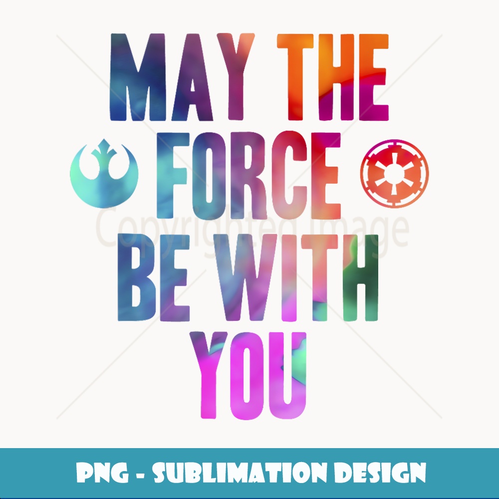 Star Wars May The Force Be With You Rebel And Empire Logo - | Inspire ...
