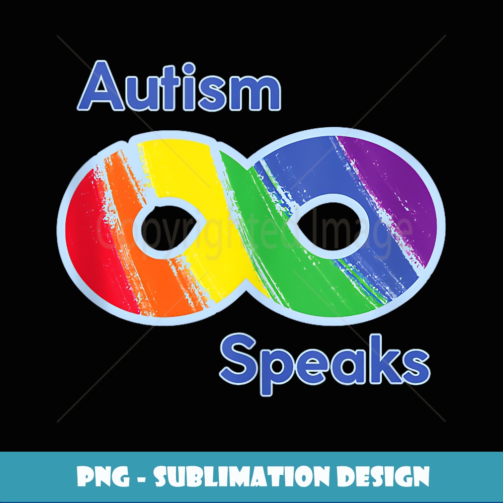 Autism Awareness Autism Speaks Rainbow Infinity Sign - Exclu - Inspire ...