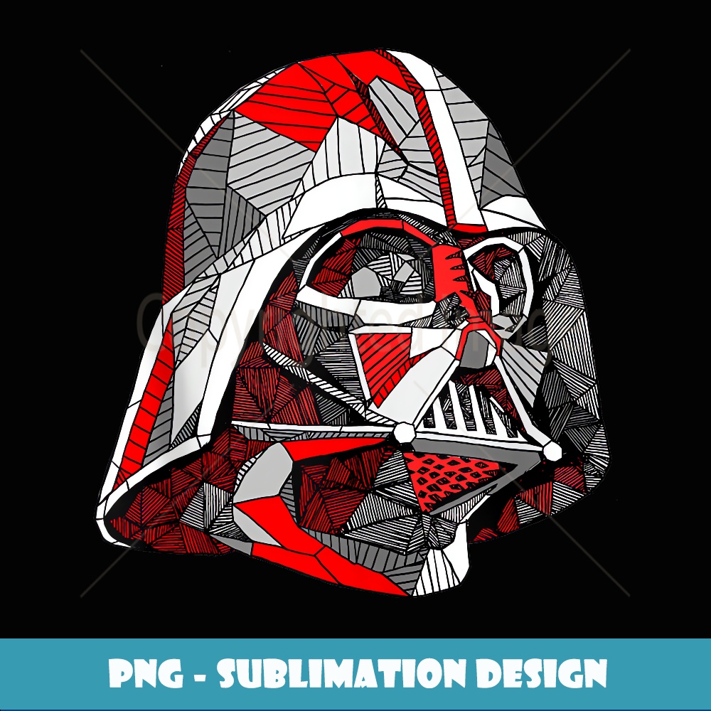 Star Wars Darth Vader Line Art Portrait - PNG Transparent Di | Inspire ...
