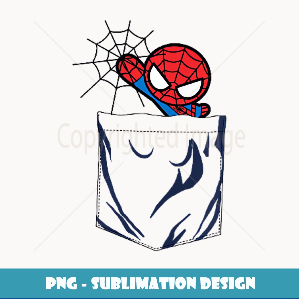 Marvel Spider-Man Kawaii Trapped In A Pocket - PNG Transpare | Inspire ...