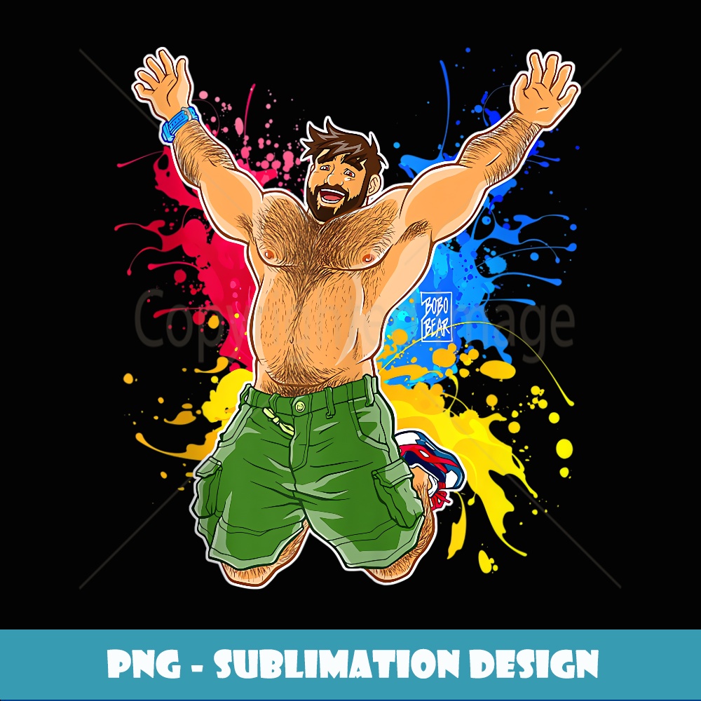 Bobo Bear - Adam Likes Summer - PNG Transparent Sublimation | Inspire Uplift