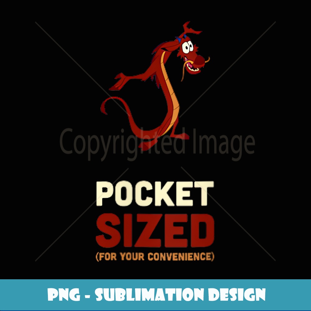 Disney Mulan Mushu Pocket Sized For Your Convenience - Vinta | Inspire ...
