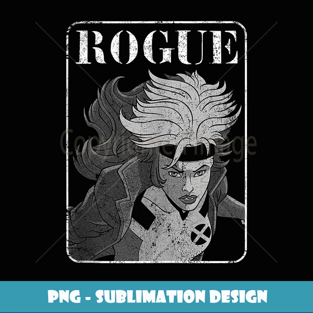 Marvel X-Men Rogue 90s - Exclusive PNG Sublimation Download | Inspire ...