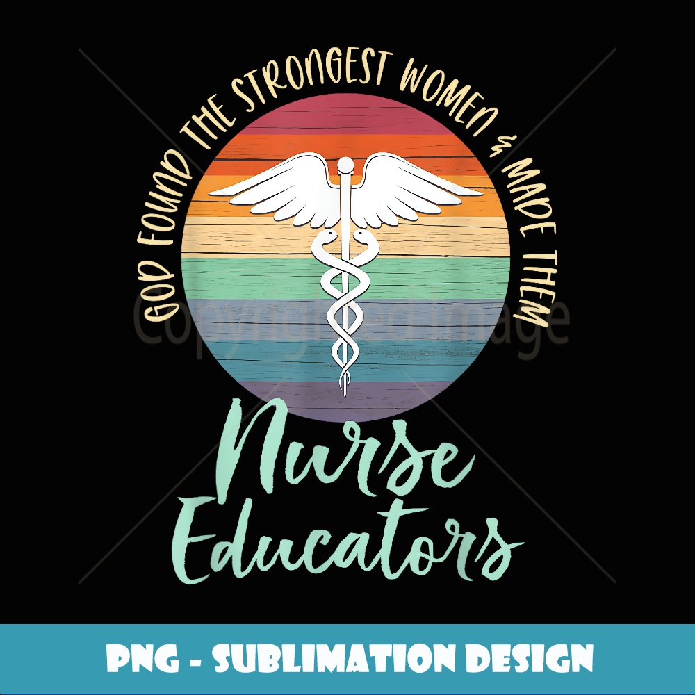 Retro Vintage Medical Symbol Nurse Educator - Artistic Subli - Inspire ...