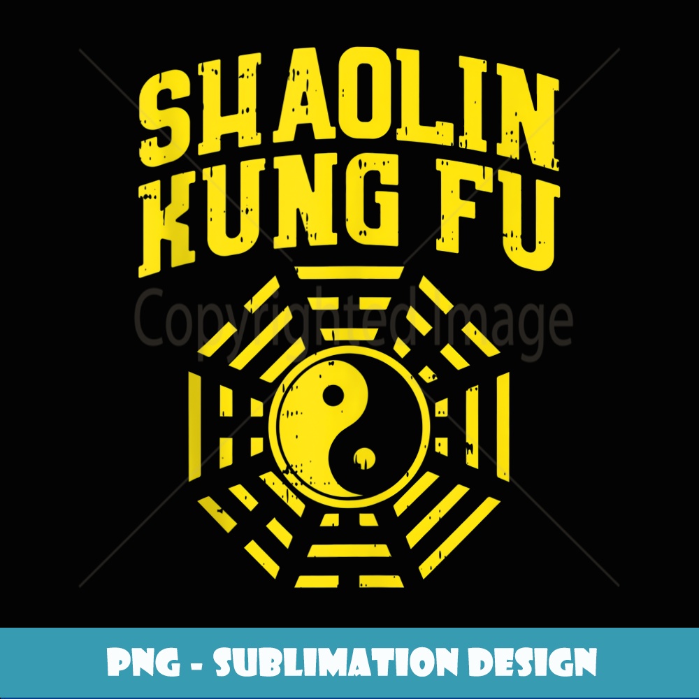 Shaolin Kung Fu Ying Yang Symbol Chinese Martial Arts Gift T | Inspire ...