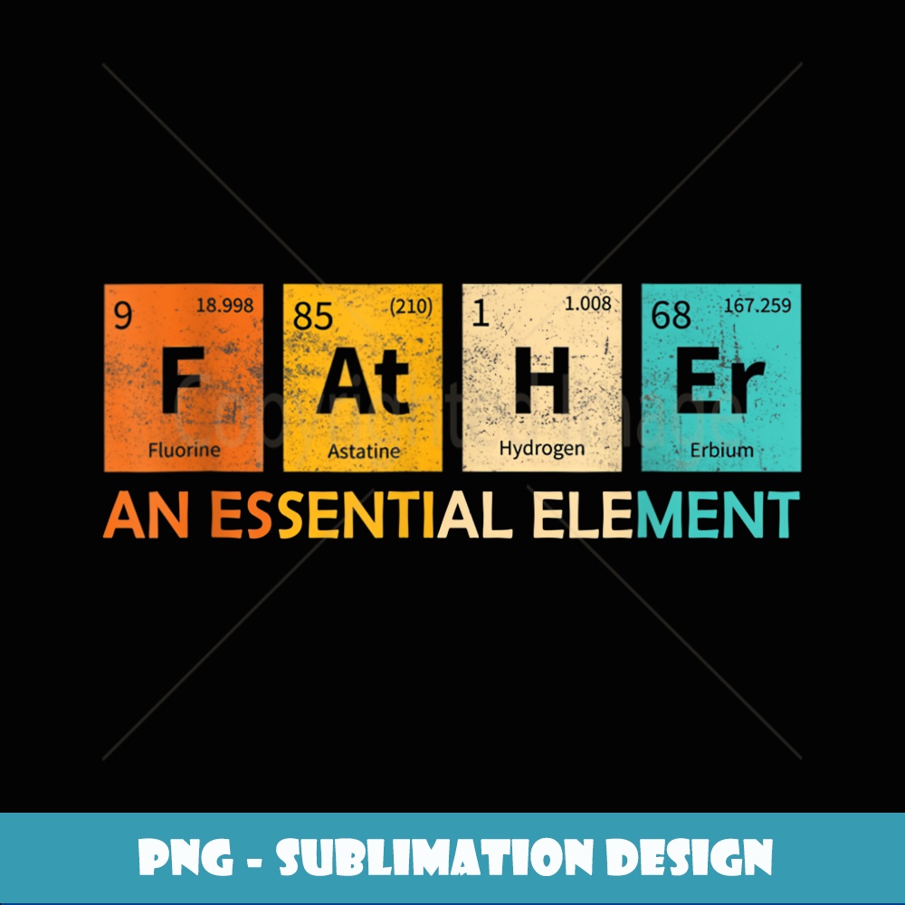 Periodic Table Fathers Day Father The Essential Element - PN | Inspire ...