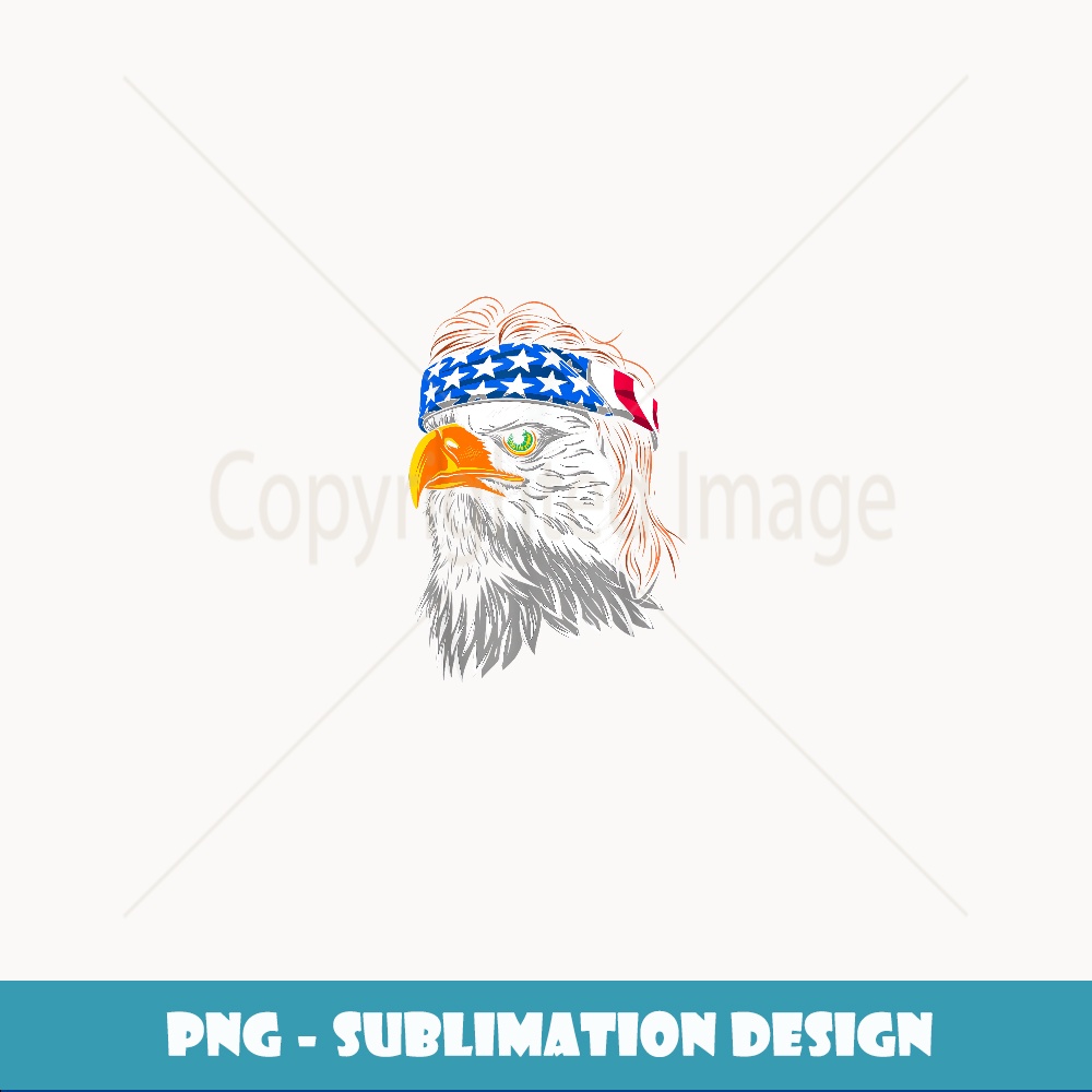 Bald Eagle Mullet - Patriotic Eagle - Stars Stripes USA Flag | Inspire ...