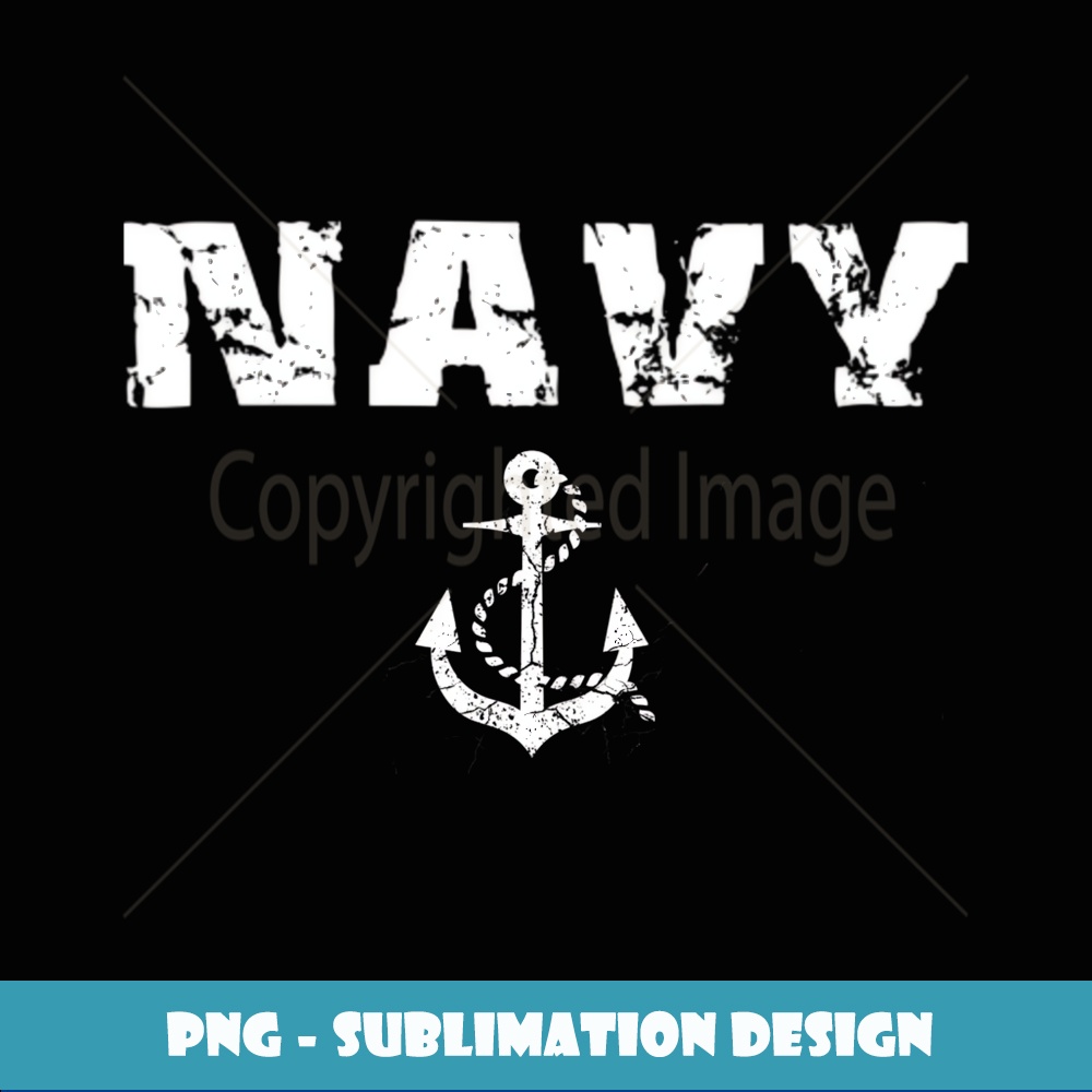 Navy Long Sleeve - PNG Transparent Sublimation File | Inspire Uplift