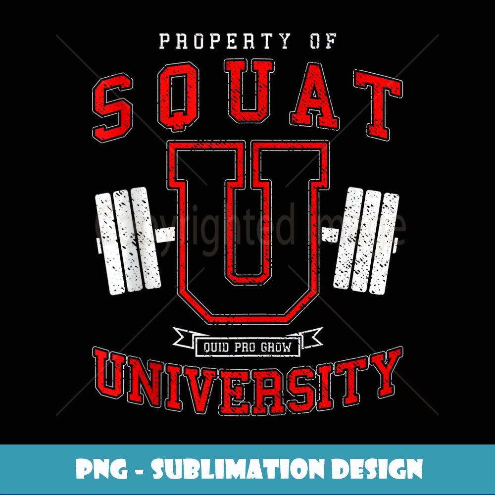 Squat University Vintage Varsity Fitness Gym Workout - Uniqu | Inspire ...
