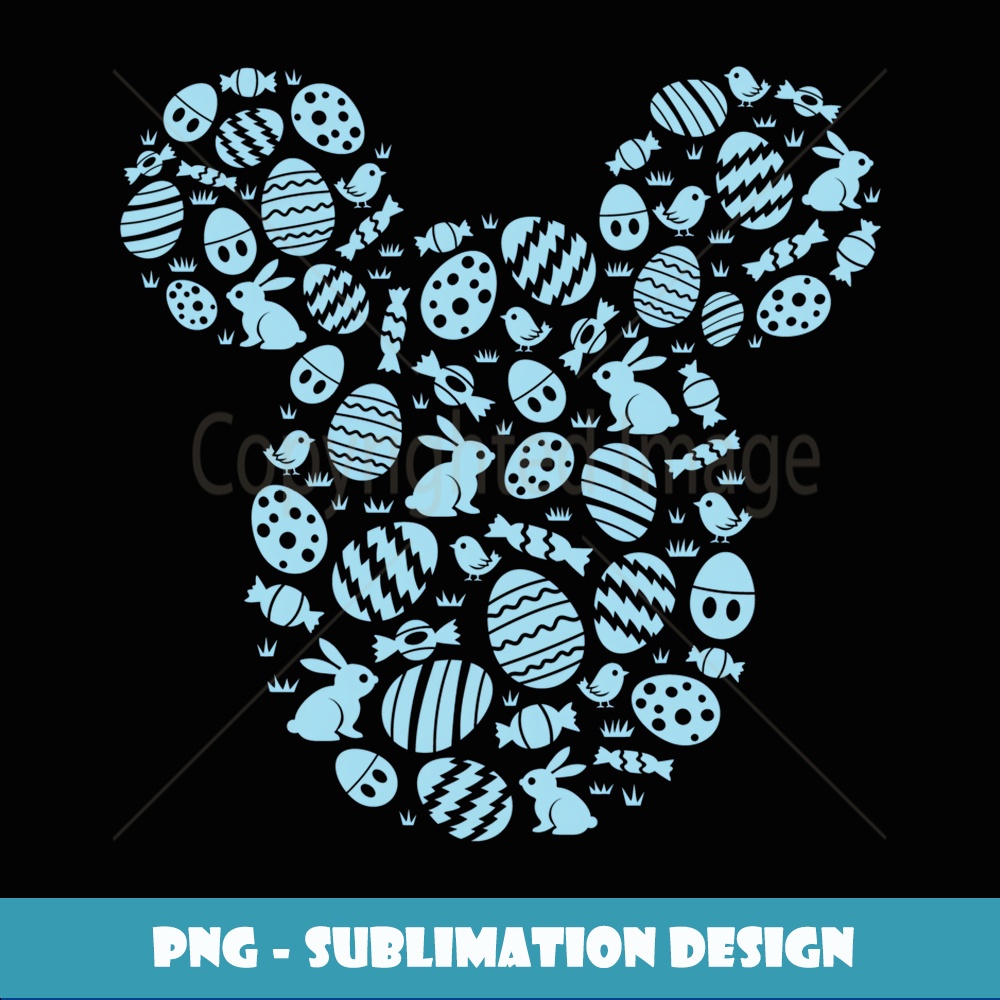 Disney Mickey Mouse Blue Easter - Exclusive Sublimation Digi | Inspire ...