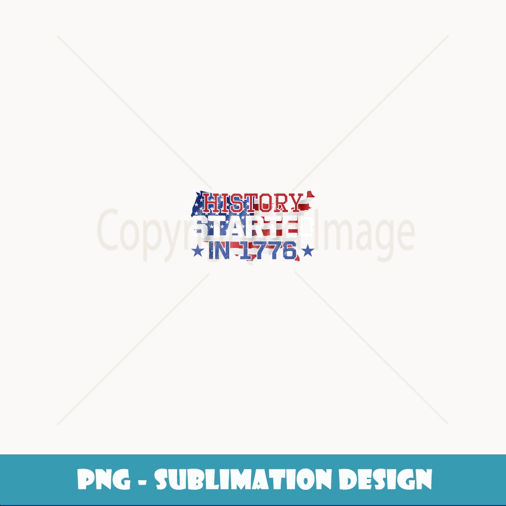 History Started In 1776 Tank Top - Instant Sublimation Digit | Inspire ...