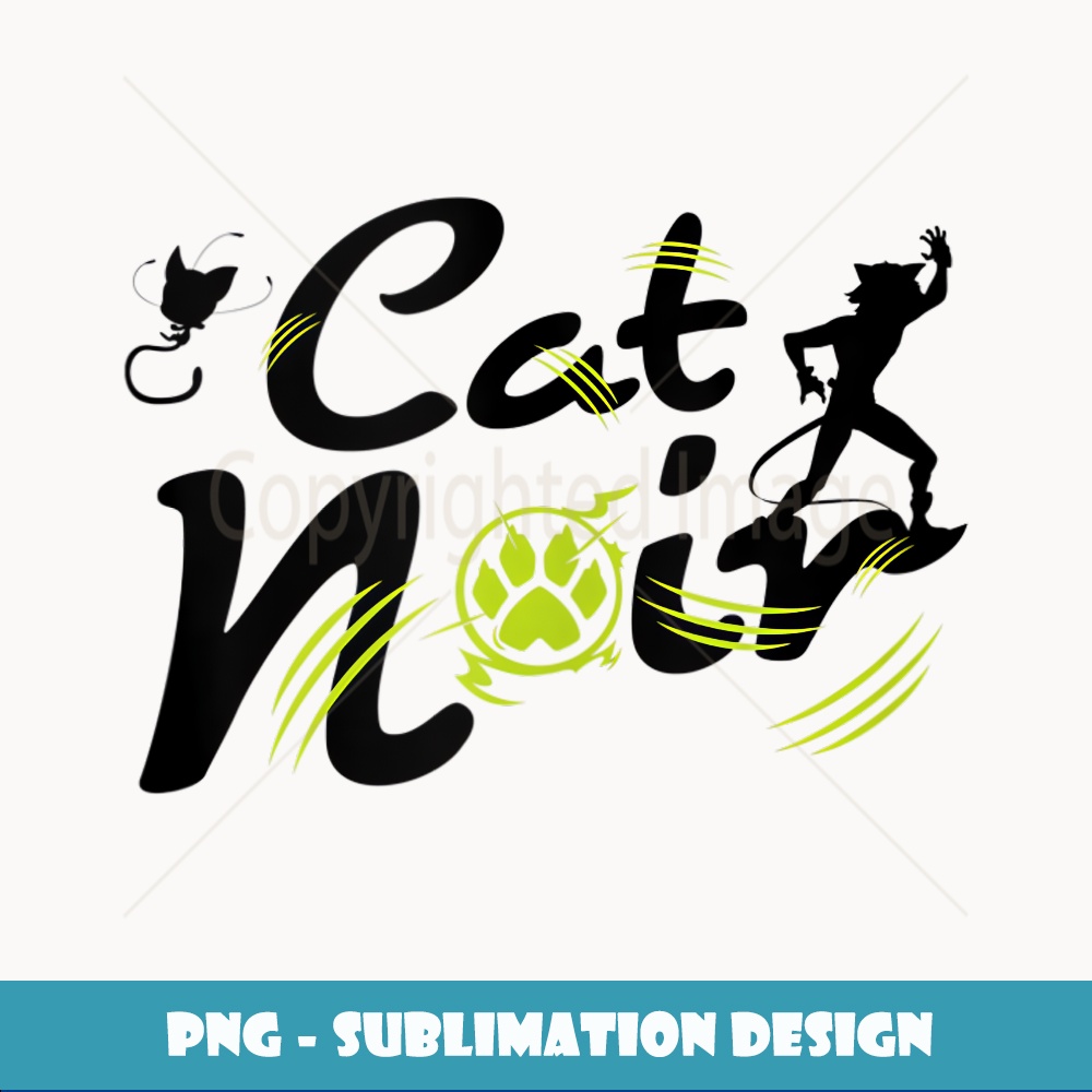 Miraculous Ladybug Cat Noir Stylized paw - Instant PNG Subli | Inspire ...