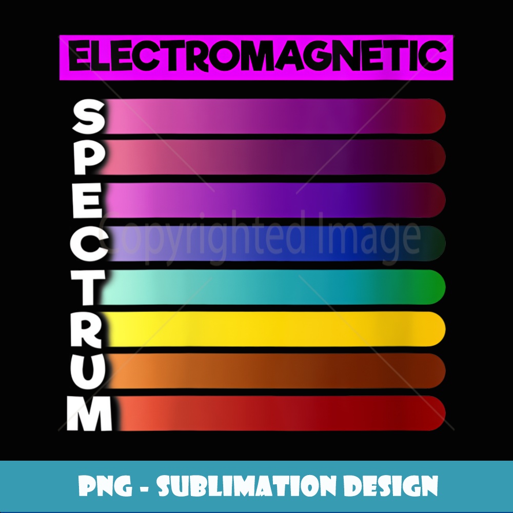 Womens Electromagnetic Spectrum Physics - PNG Transparent Su | Inspire ...