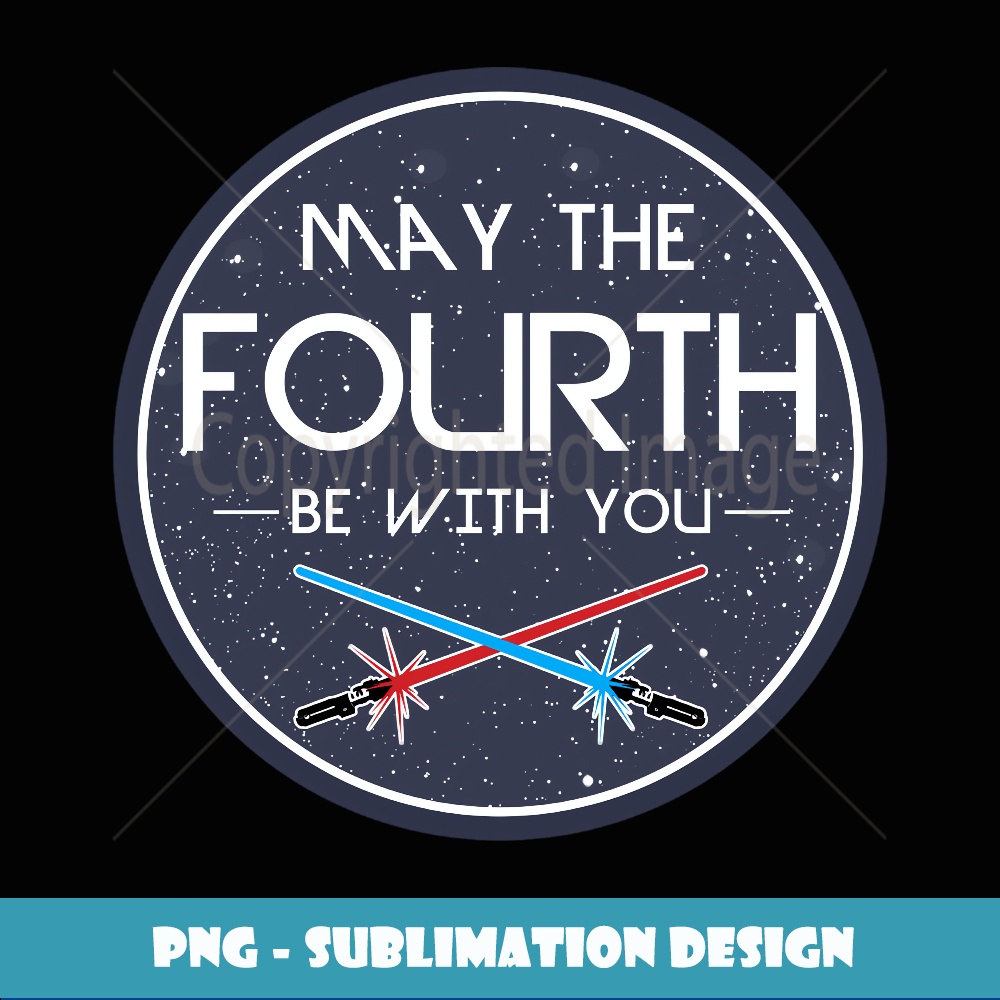 Star Wars May The Fourth Be With You Lightsaber Clash Poster | Inspire ...