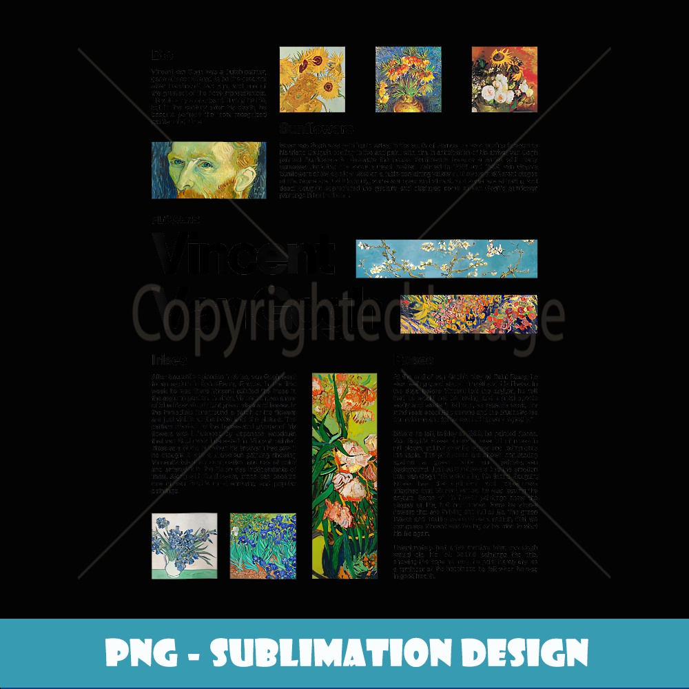 Vincent Van Gogh Typographic Bio - Post Impressionism Art - | Inspire ...