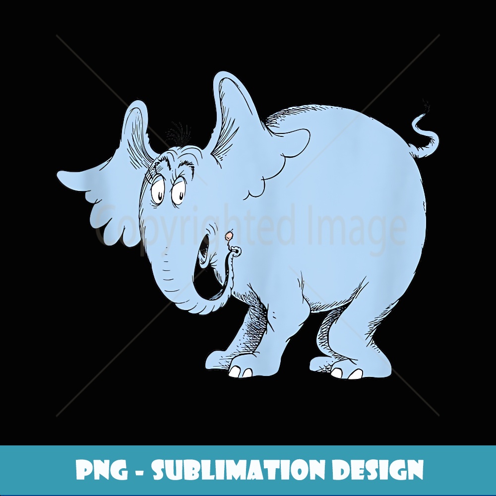Dr. Seuss Horton - PNG Transparent Digital Download File for | Inspire ...