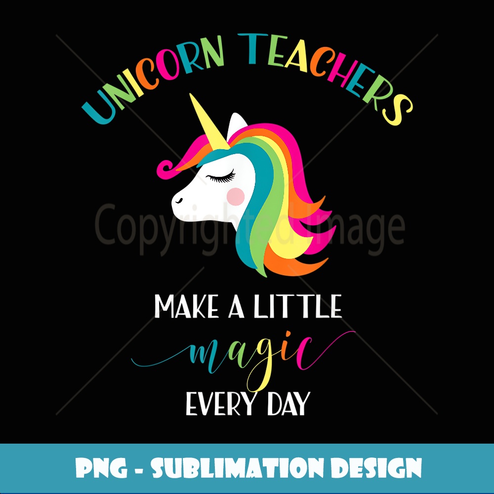 Unicorn Teacher Magic Rainbow Appreciation Gift - Aesthetic | Inspire ...