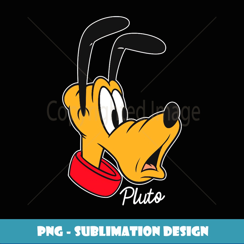 Disney Mickey And Friends Pluto Big Face - PNG Transparent D | Inspire ...