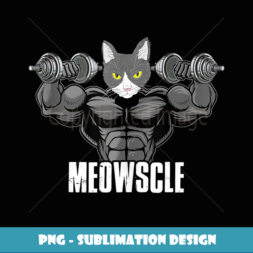 Meowscle Dumbells Workout Fitness Gym Muscle - High-Quality | Inspire ...