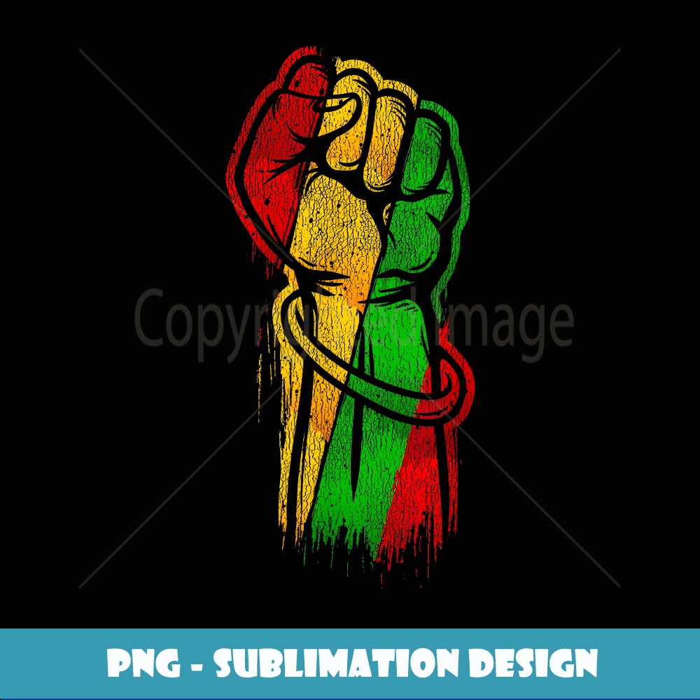 African Pride Fist Black Americans Gift Black History Month | Inspire ...